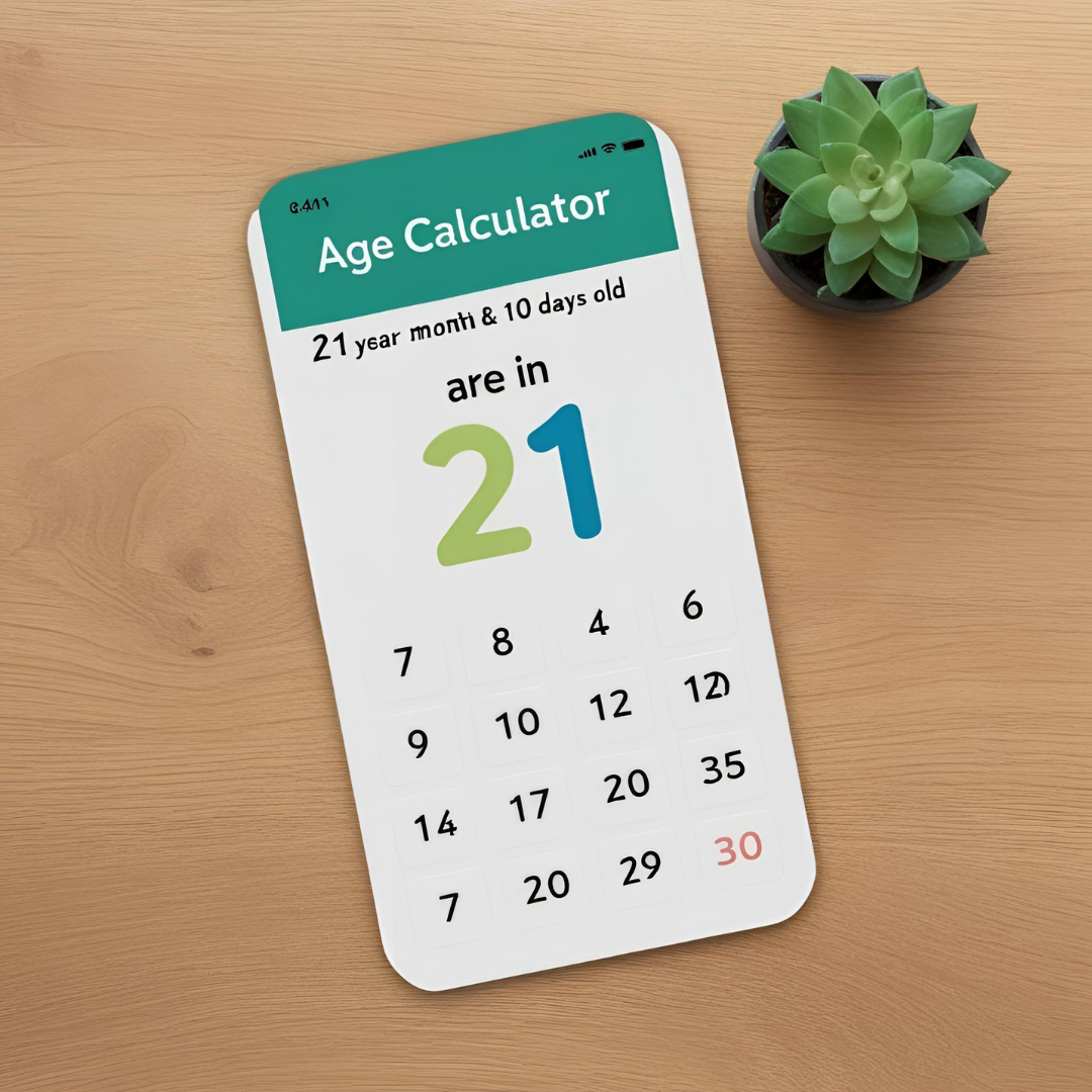 Age Calculator | Calculate My Age today | find my age