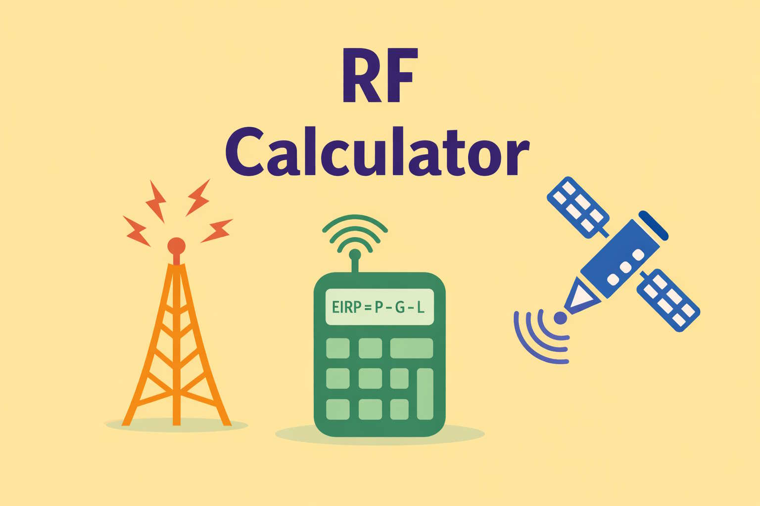 RF Calculator Online – dBm to Watt, FSPL, VSWR, ERP & Link Budget